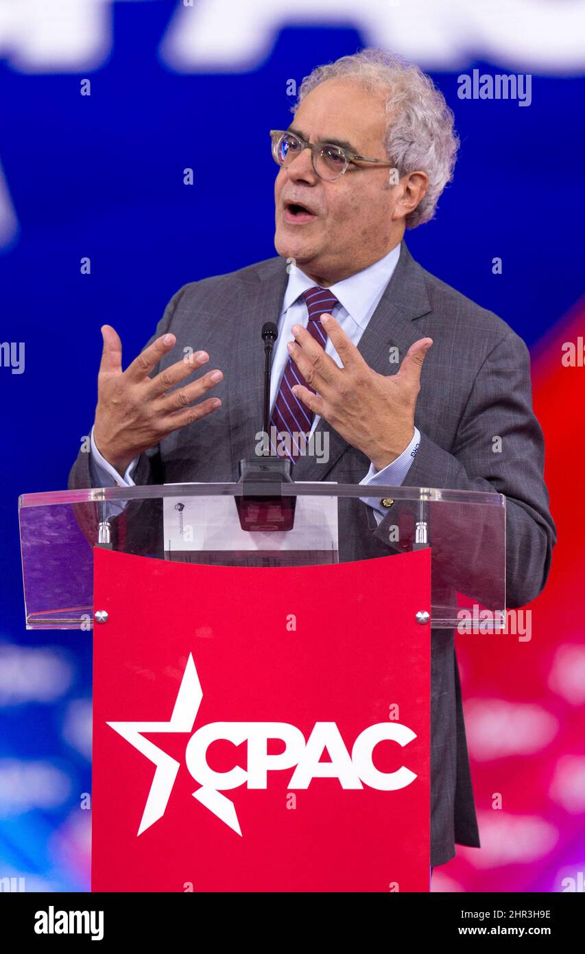 Orlando, Florida, USA. 24th Feb, 2022. CHARLIE GEROW speaks at the 2022 ...