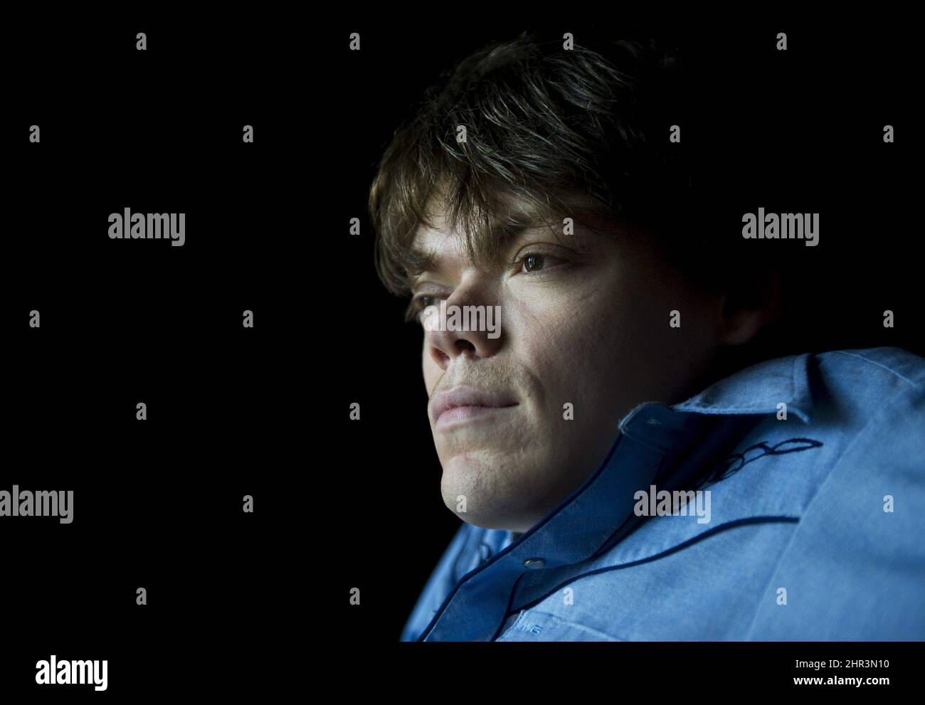 Canadian singer Justin Hines poses for a photograph in studio in ...