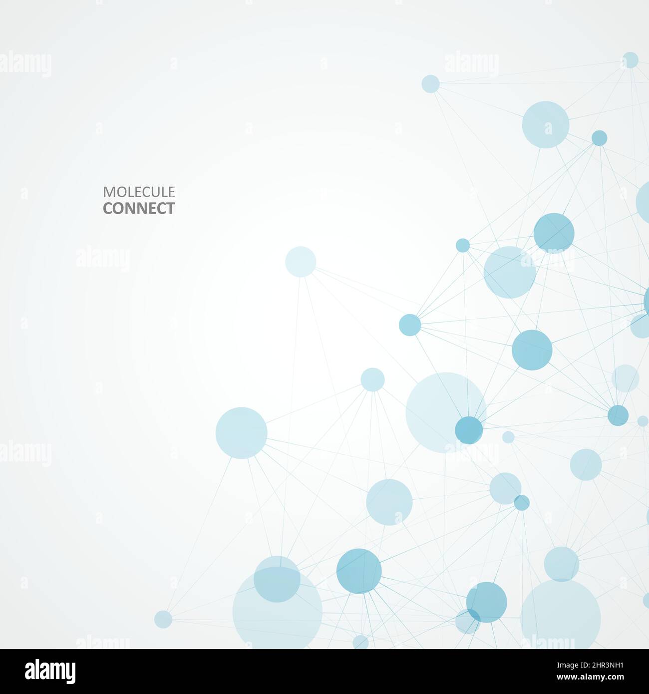 Abstract Polygonal Network Shapes With Connecting Dots And Lines Science And Technology