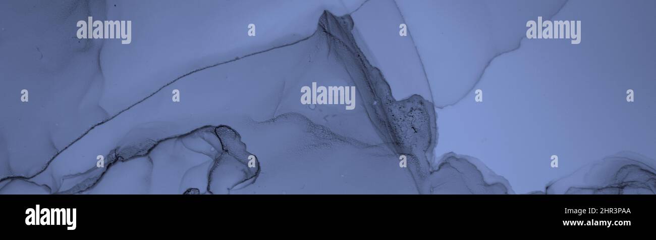 Mixing Inks. Art Flow Wallpaper. Indigo Alcohol Stock Photo - Alamy