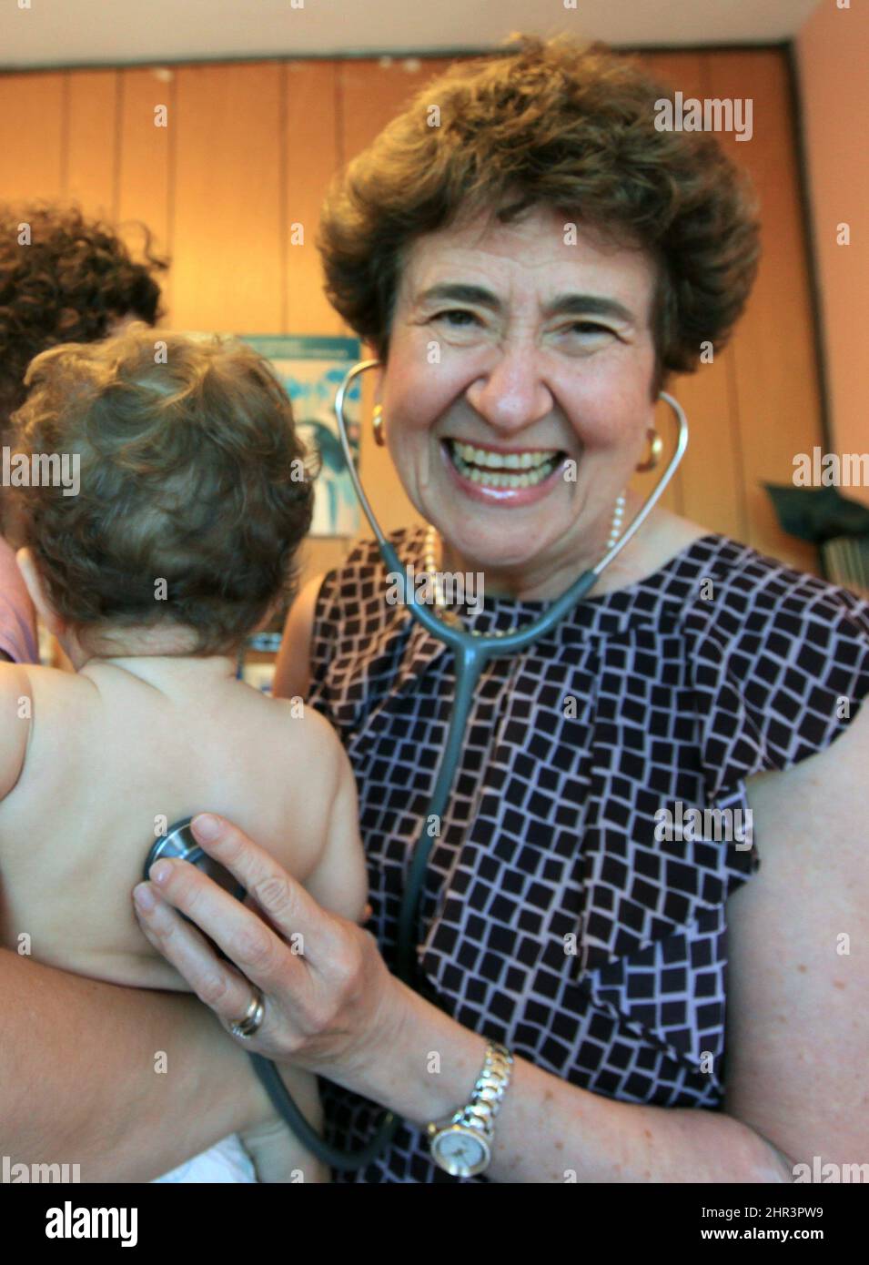 Dr. Miriam Salamon with a patient in her Ottawa office, Friday August ...