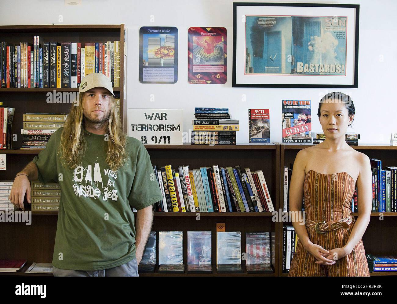 Co-Owners of Conspiracy Culture Patrick Whyte and Kadina Yu pose for a ...