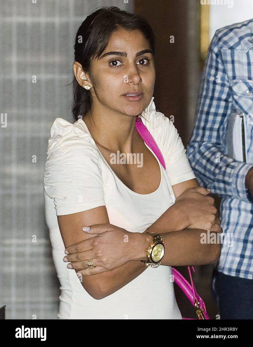 Amanda Rodrigues, widow of former boxing champion Arturo Gatti, arrives ...