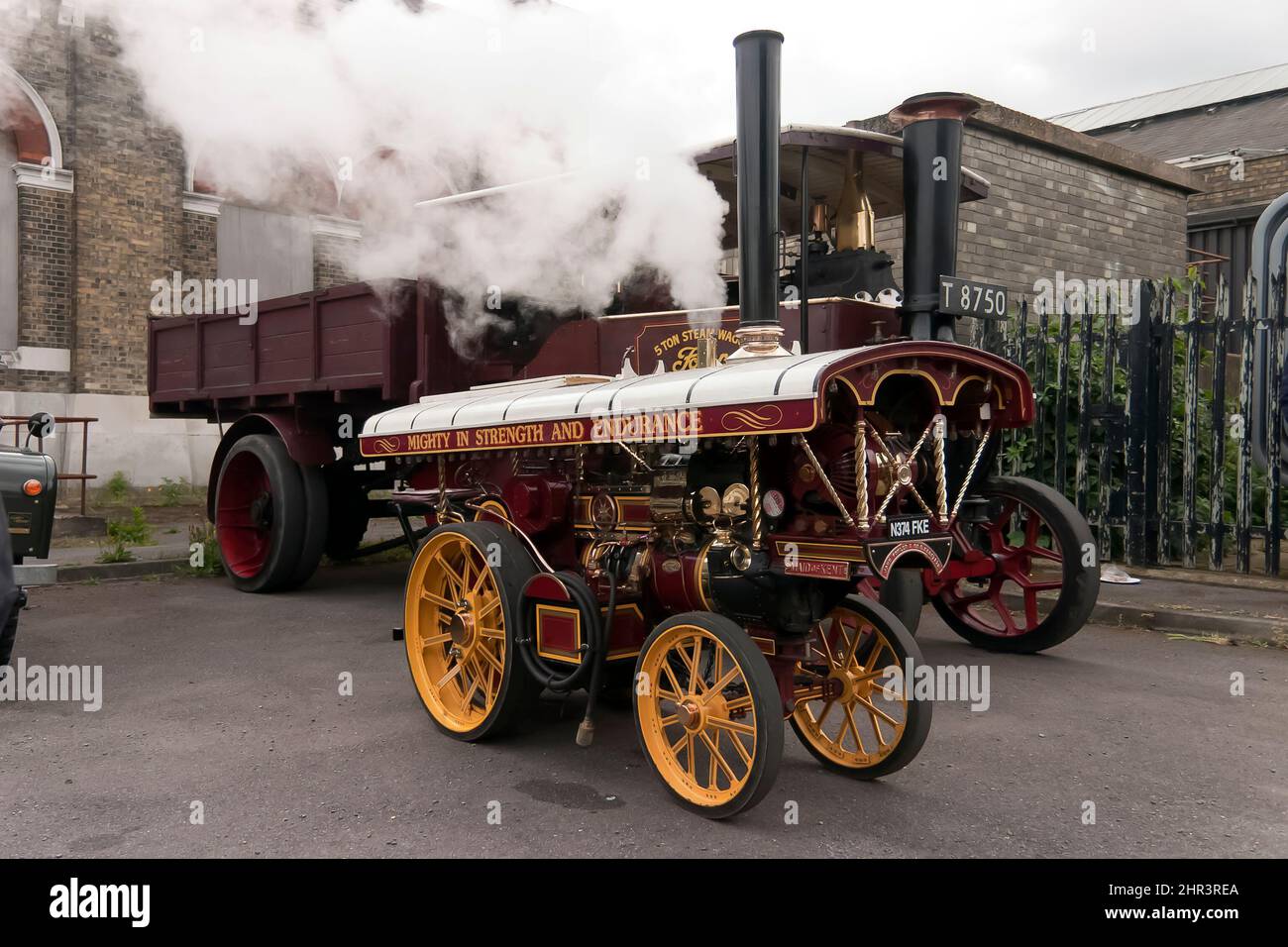 Fowler b6 super lion shownmans engine hi-res stock photography and ...