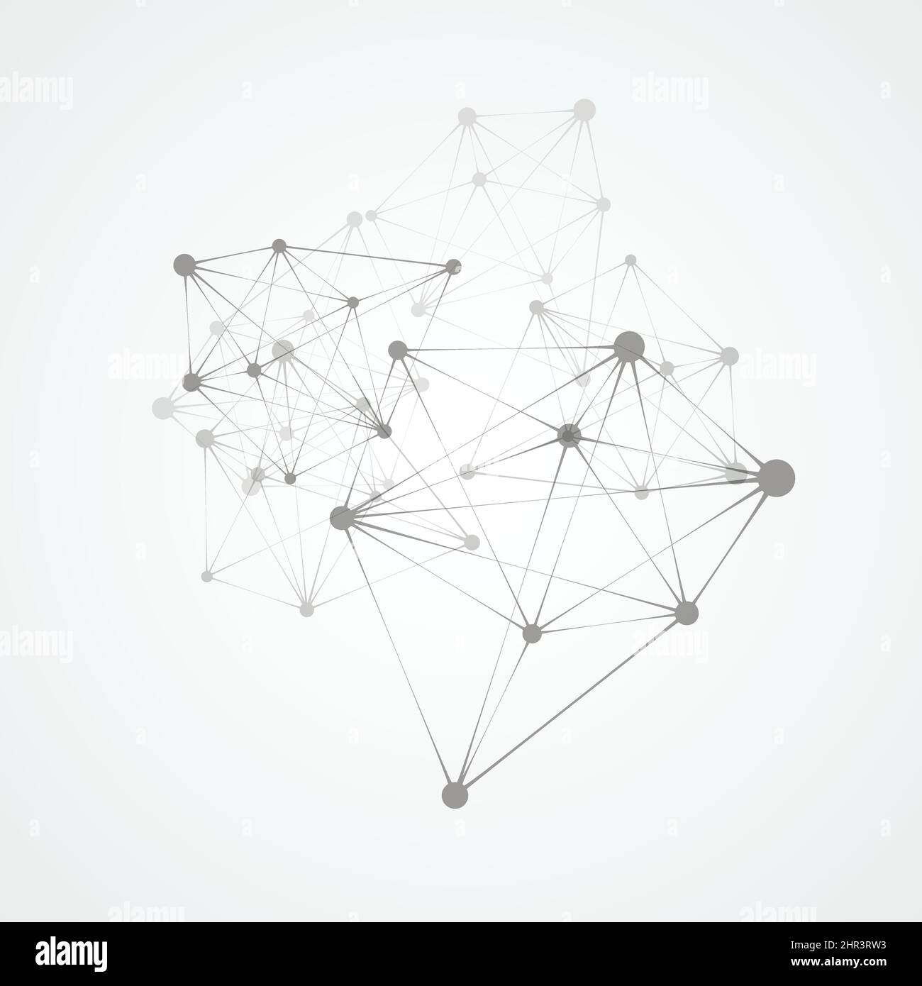 Network connection modern design. Abstract science and technology ...