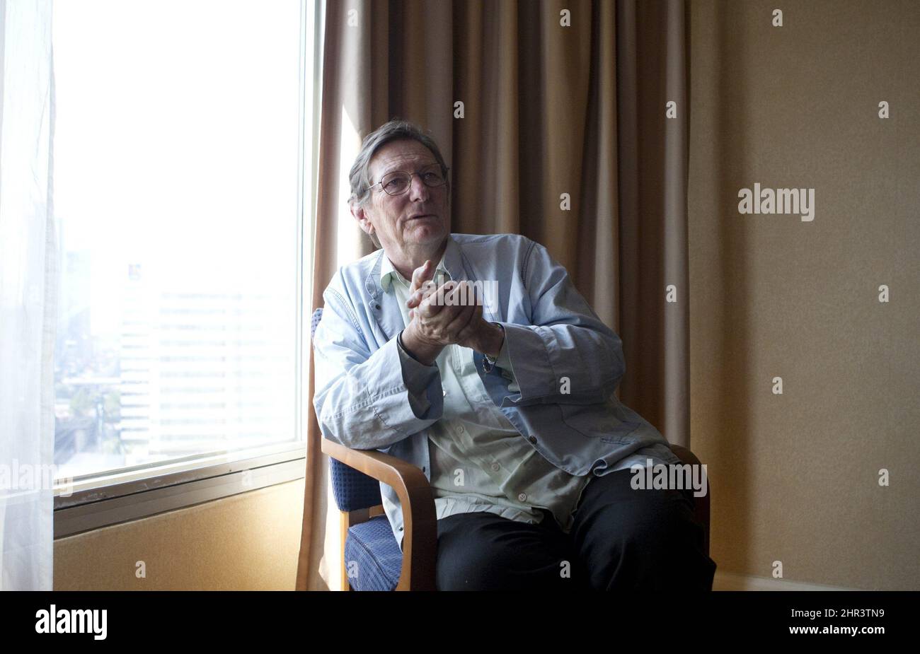 Director Fred Schepisi pictured as he promotes the film 'Eye of The ...