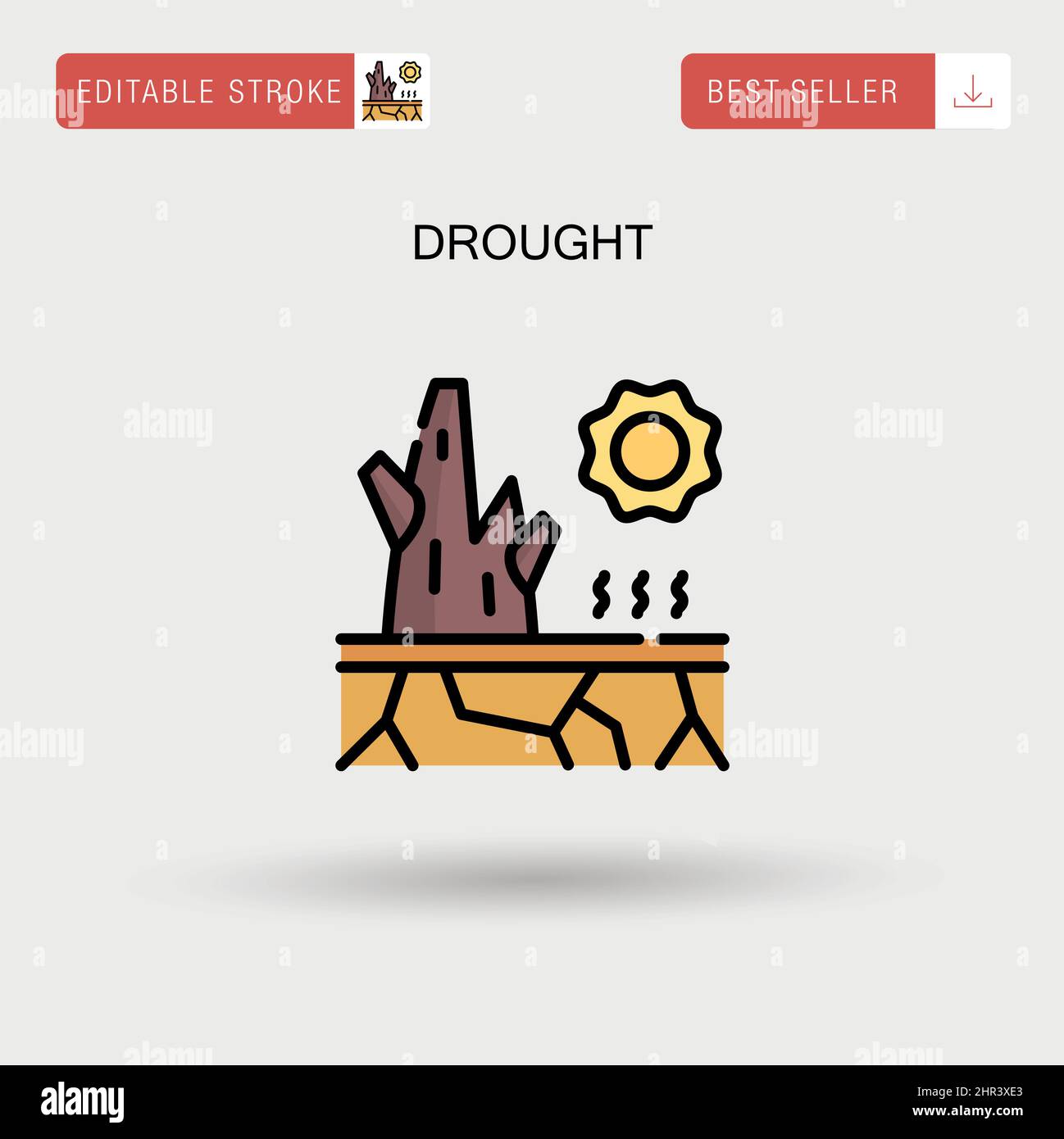 Drought ground Stock Vector Images - Alamy