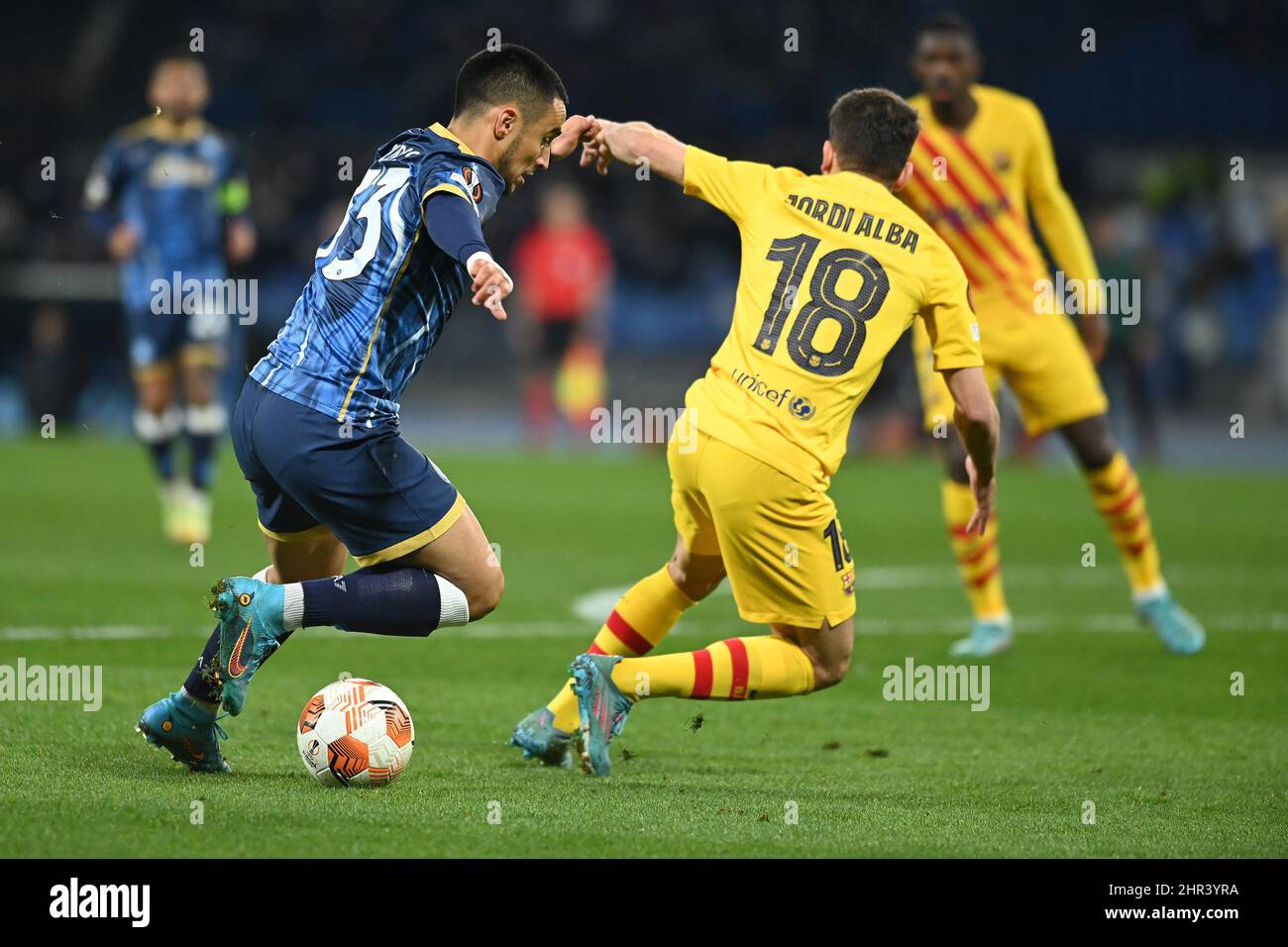 Naples, Italy. 24th Feb, 2022. Ounas (Napoli) during SSC Napoli vs FC ...
