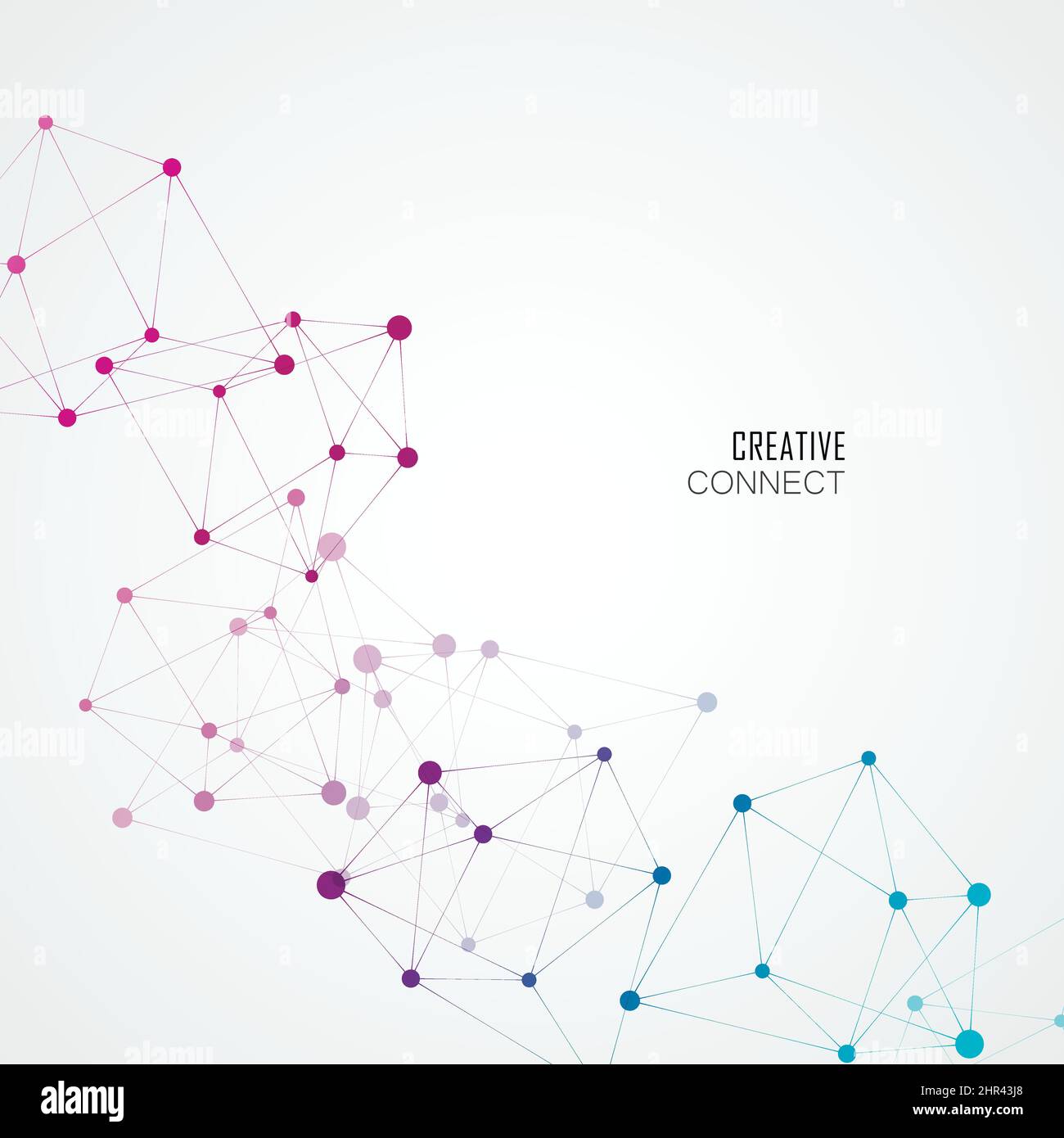 Science molecule and connection structure. Abstract background Stock ...