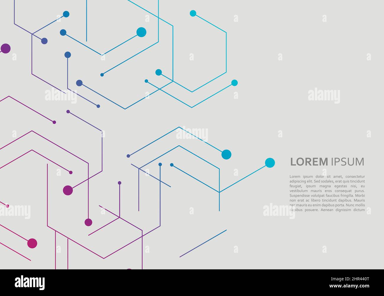 Science network pattern, connecting lines and dots on simple background Stock Vector Image & Art ...