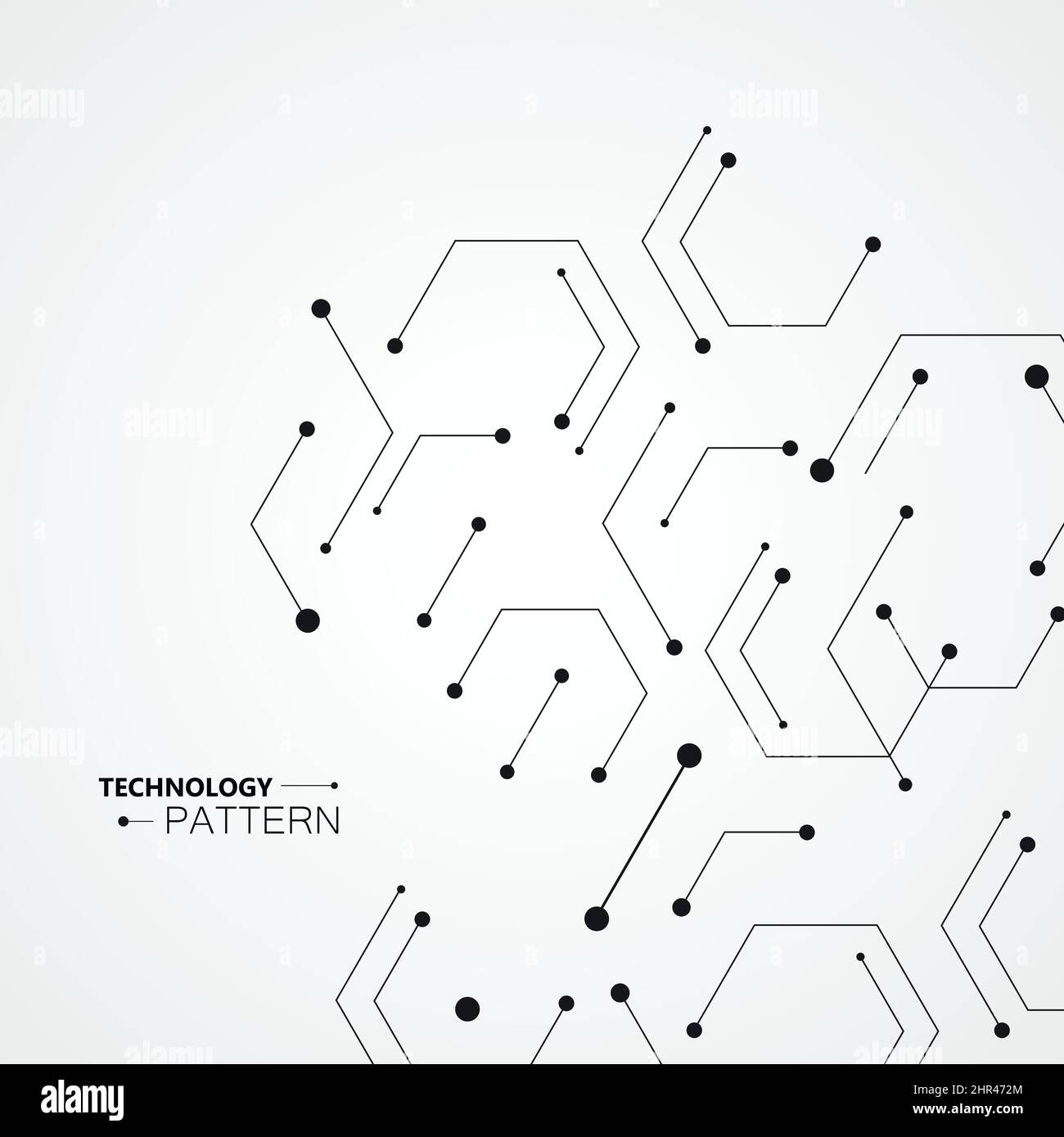 Molecular structure pattern background. Vector technology design Stock ...