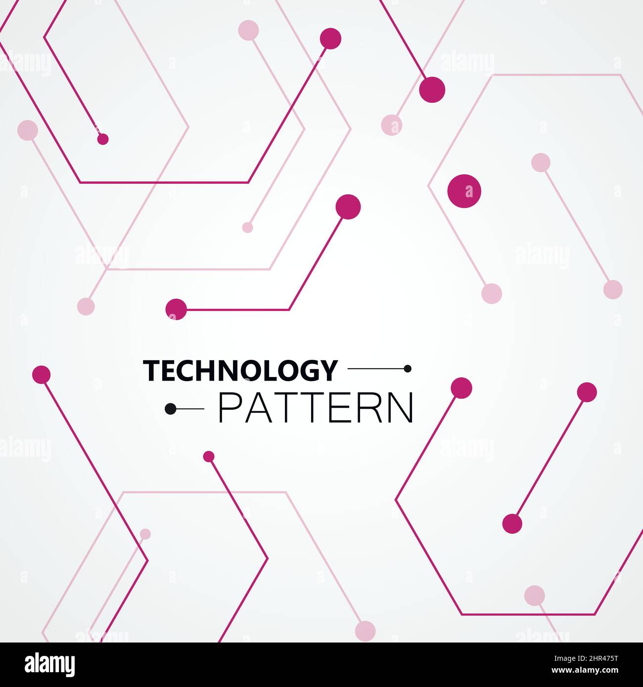 Molecular structure pattern background. Vector technology design Stock ...