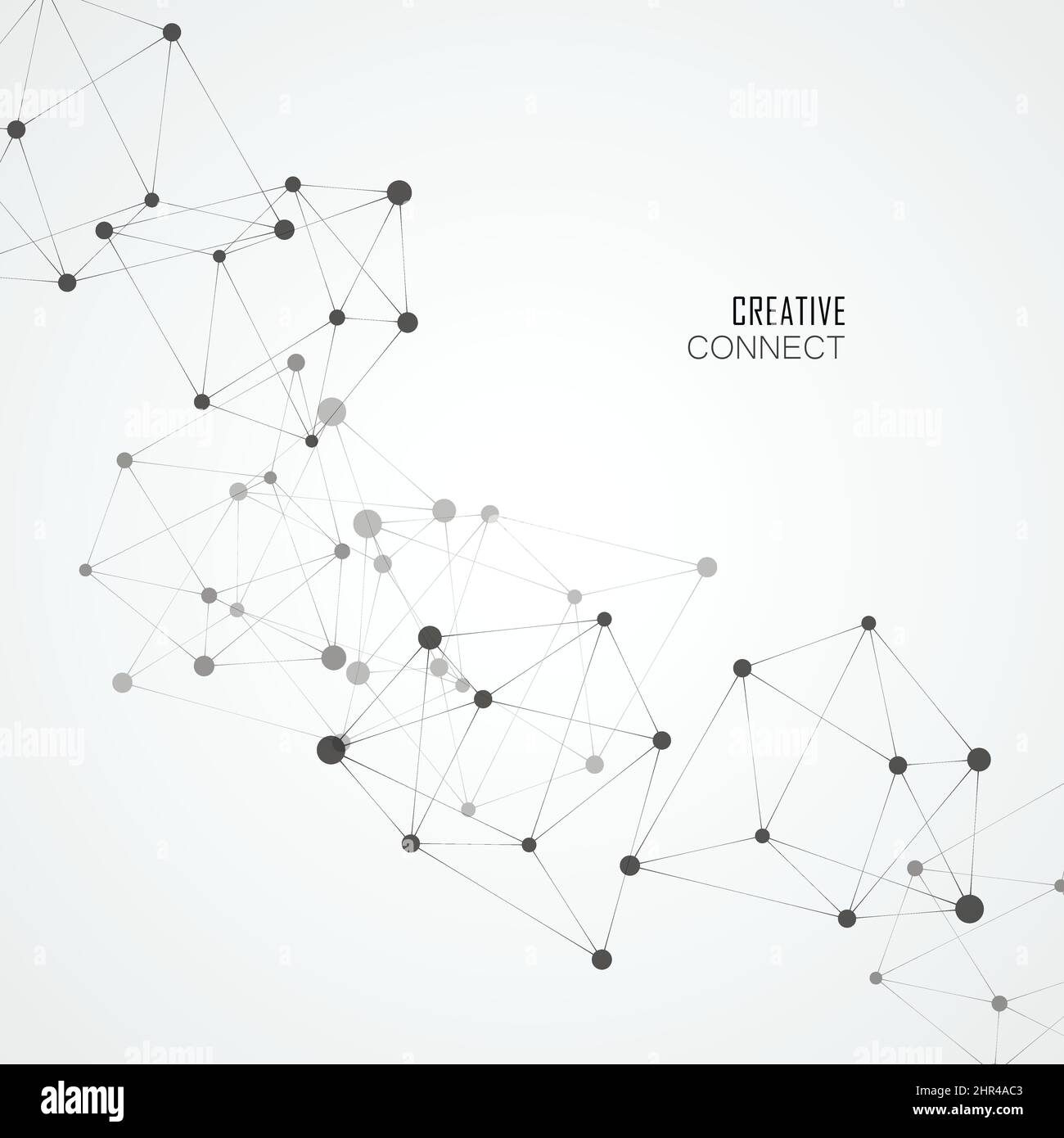 Science Molecule And Connection Structure Abstract Background Stock