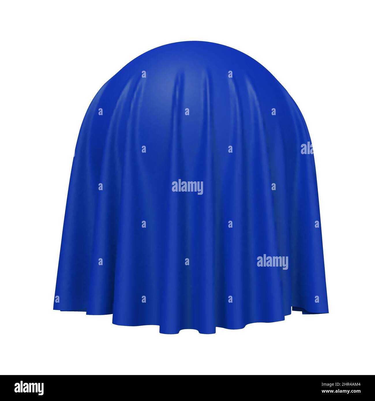 Blue fabric draped Stock Vector Images - Alamy