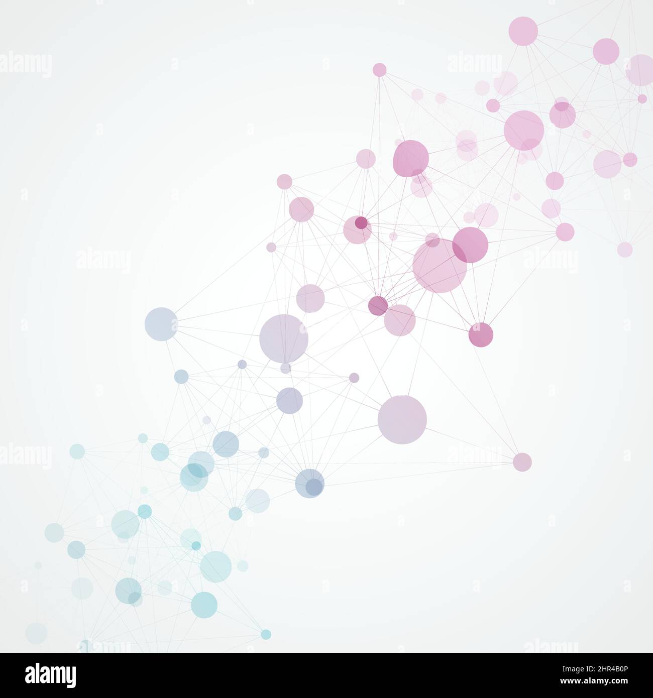 Technological design. Vector background of connected points and lines ...