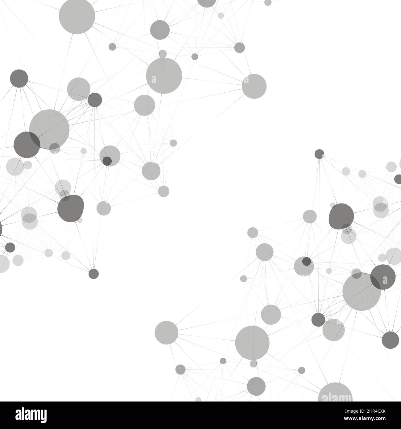 Technological design. Vector background of connected points and lines ...