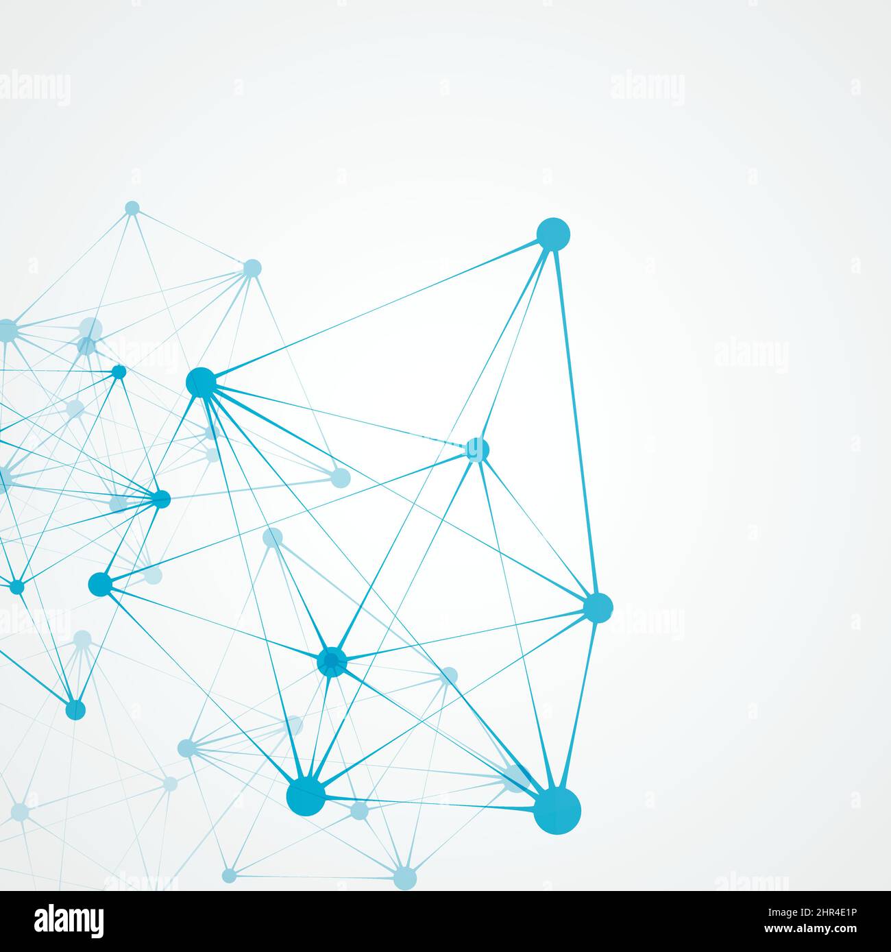 Network connection modern design. Abstract science and technology ...