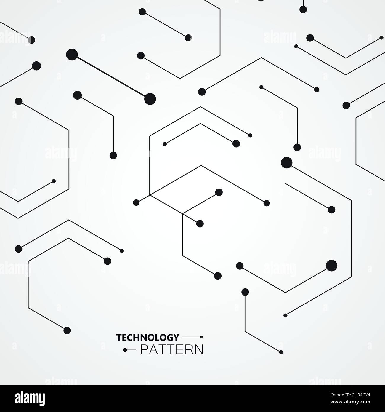 Molecular structure pattern background. Vector technology design Stock ...