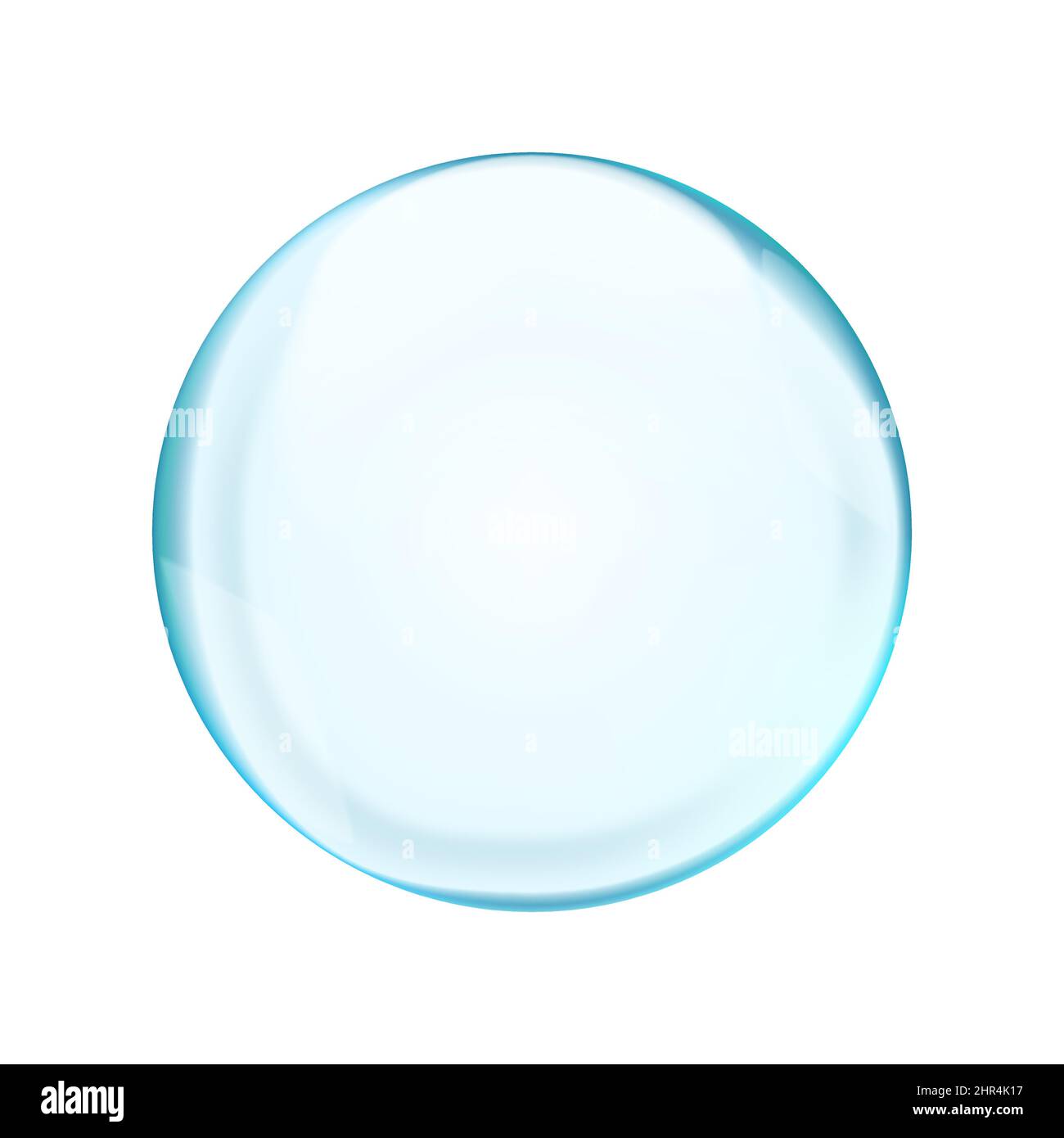 Blue translucent light sphere with glares and transparency Stock Vector ...