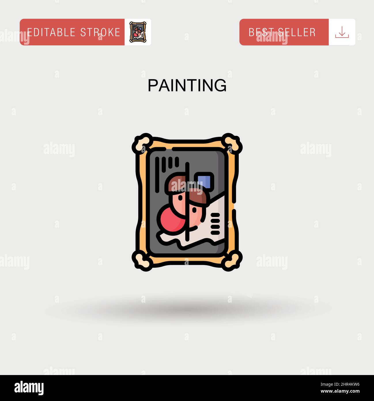Modern art paintings Stock Vector Images - Alamy
