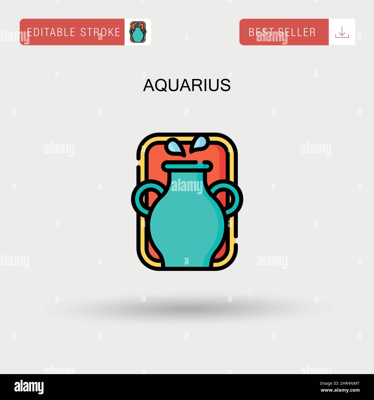 Aquarius symbol Stock Vector Images - Alamy