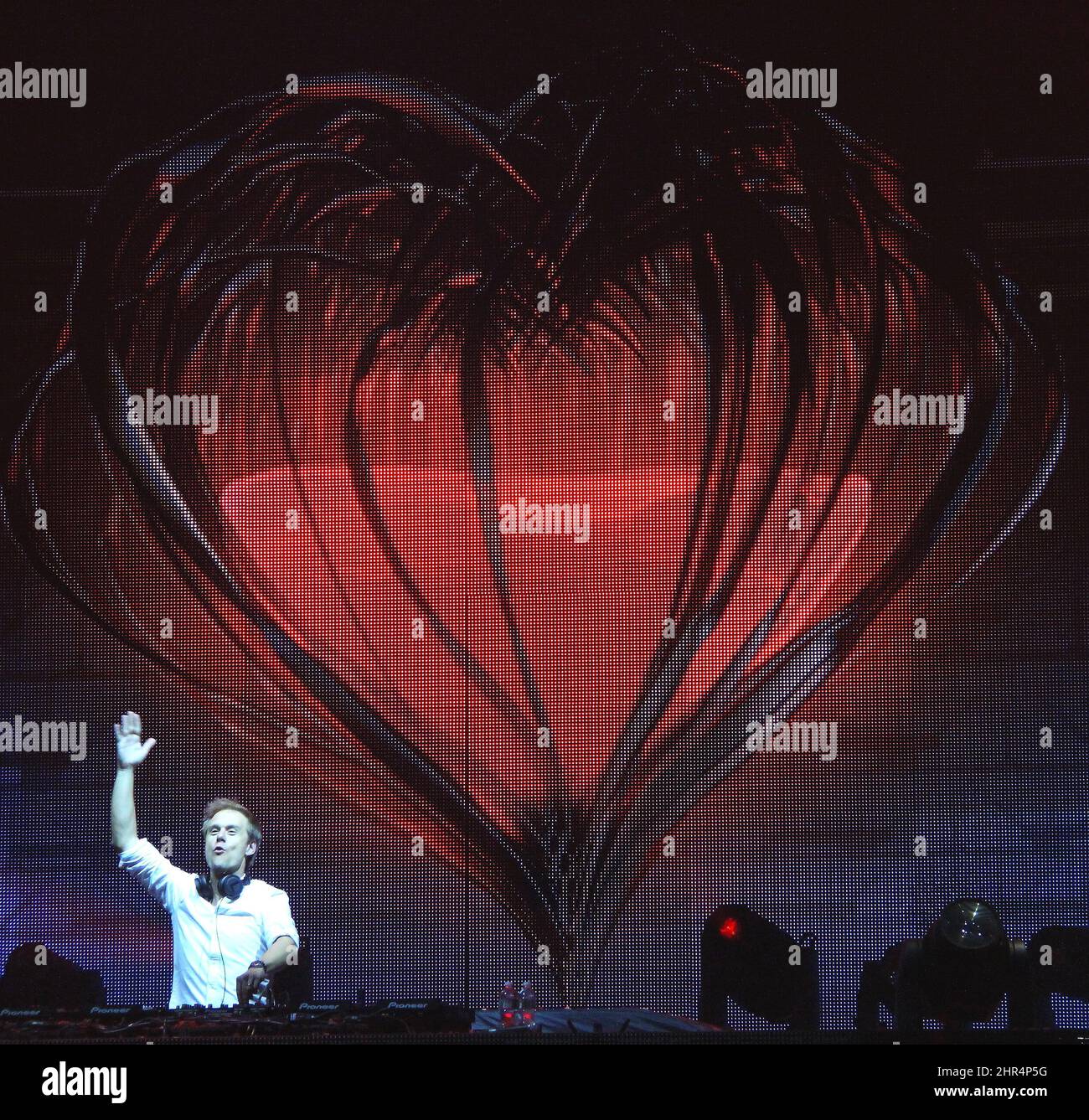 DJ Armin van Buuren performs at Madison Square Garden, New York City ...