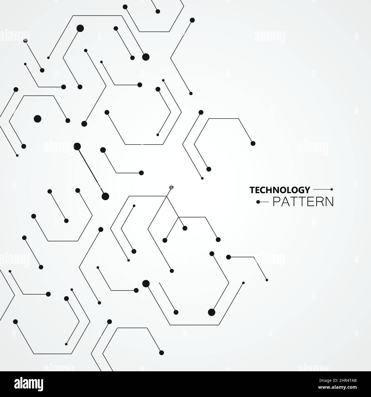 Molecular structure pattern background. Vector technology design Stock ...