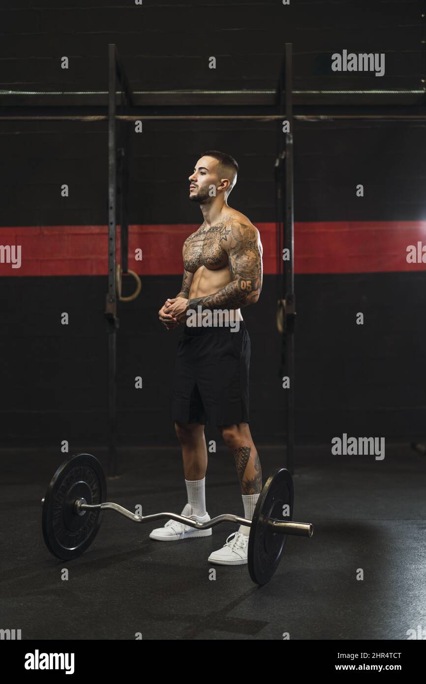 Tattooed bodybuilder hi-res stock photography and images - Alamy
