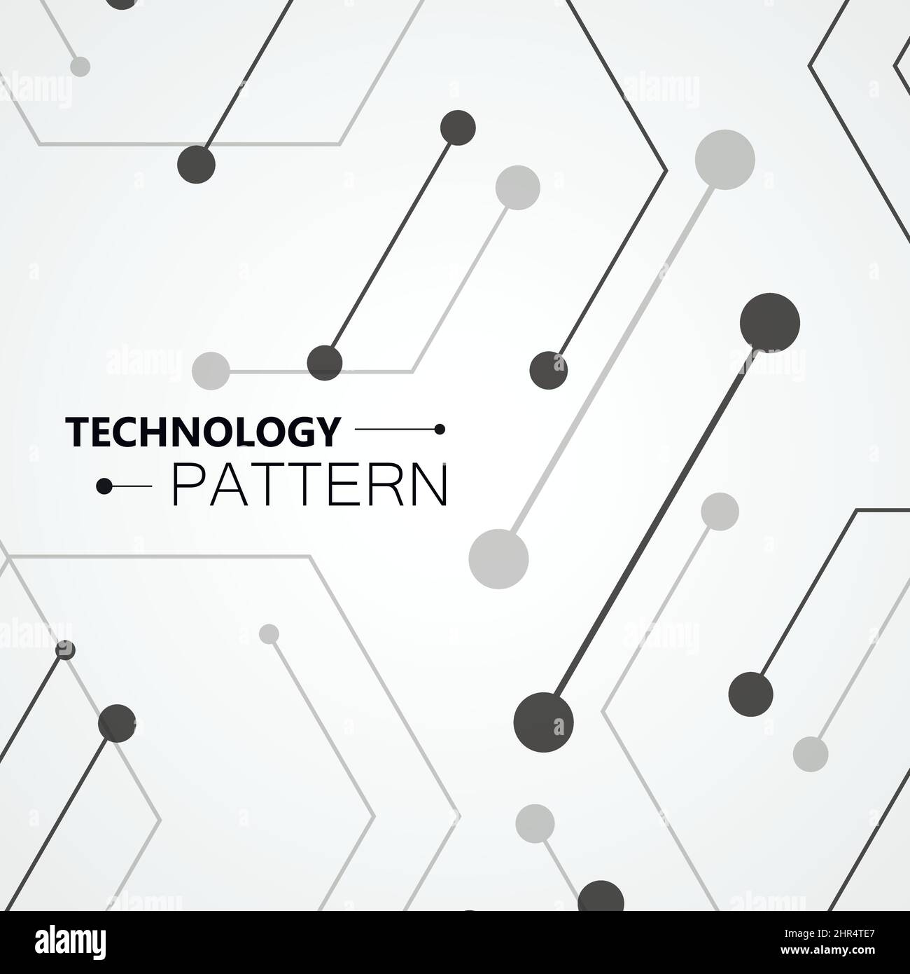 Molecular Structure Pattern Background Vector Technology Design Stock