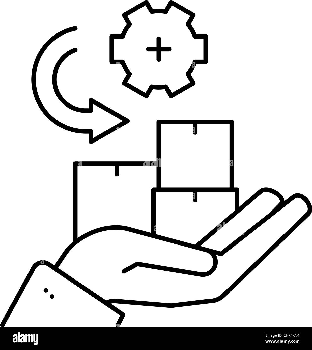 Supply chain goods Black and White Stock Photos & Images - Alamy