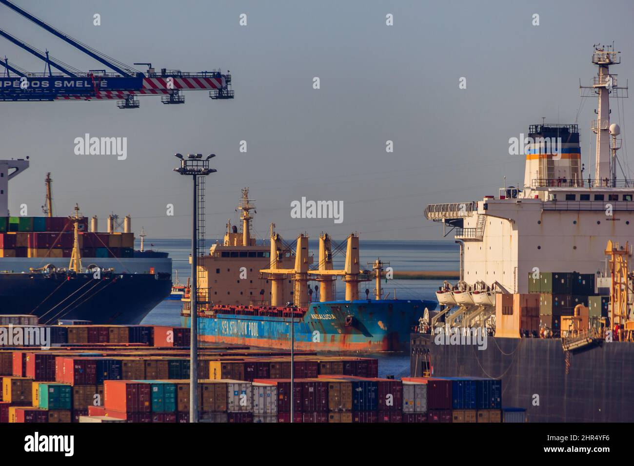 Container terminal and the aquatory of the port of Klaipeda, Lithuania ...