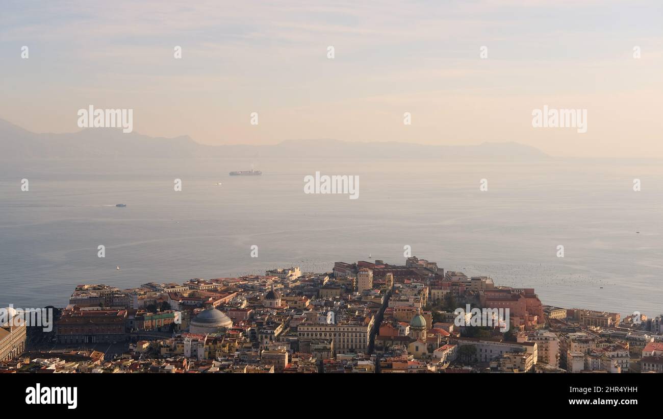 Aerial view of Naples Stock Photo - Alamy
