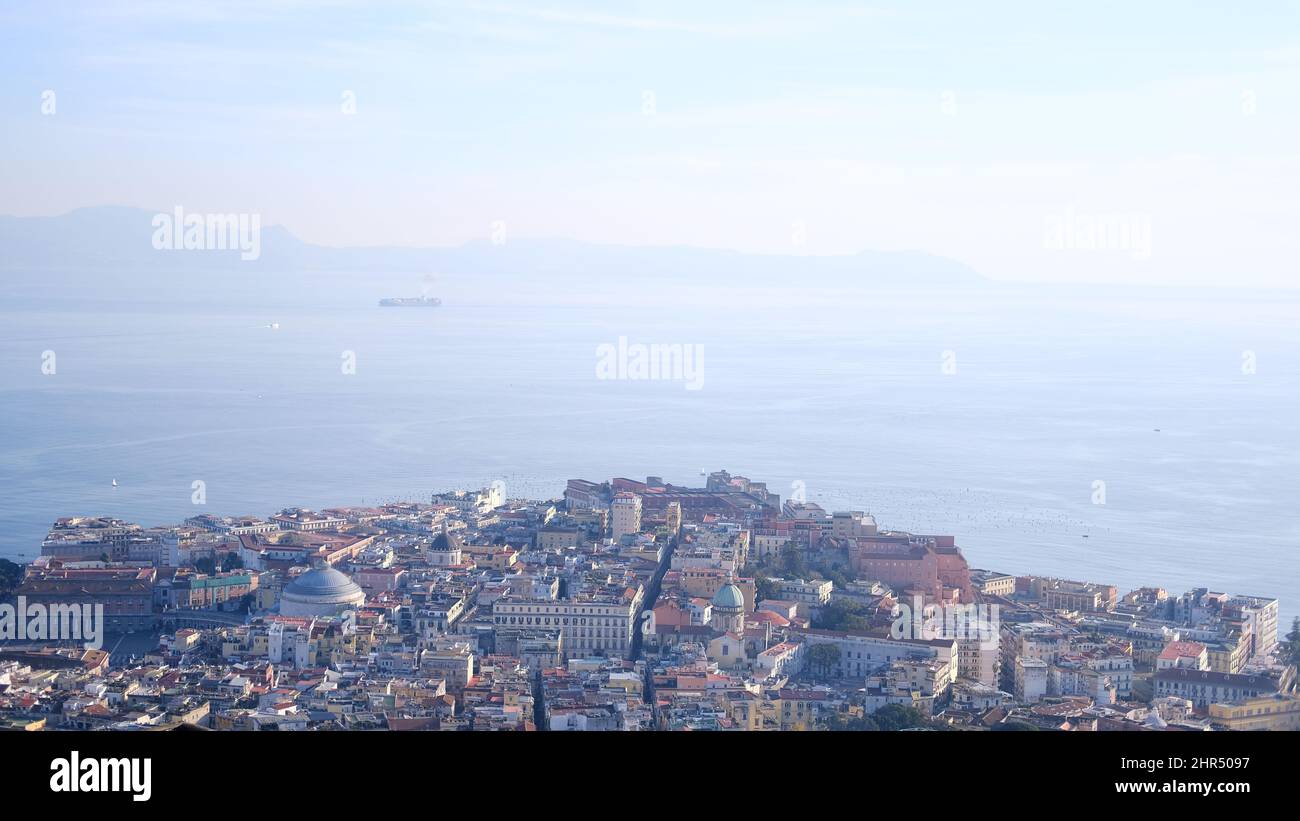 Aerial view of Naples Stock Photo - Alamy