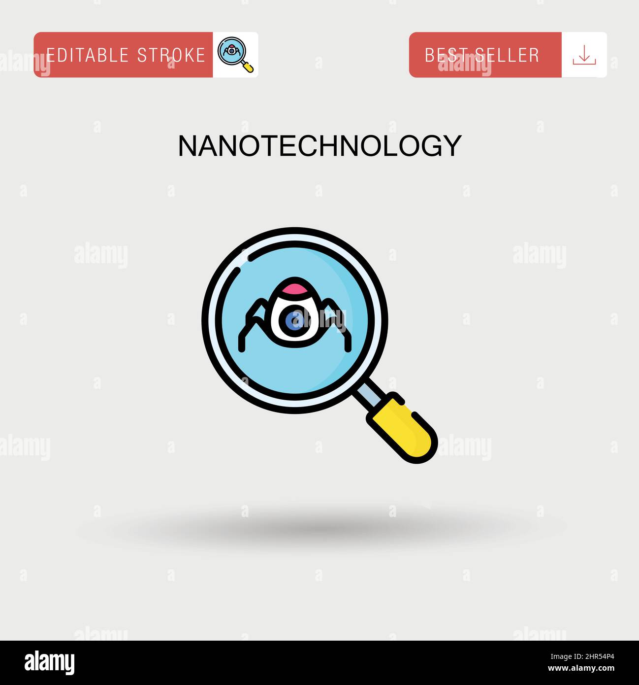 Nanotechnology Simple vector icon Stock Vector Image & Art - Alamy