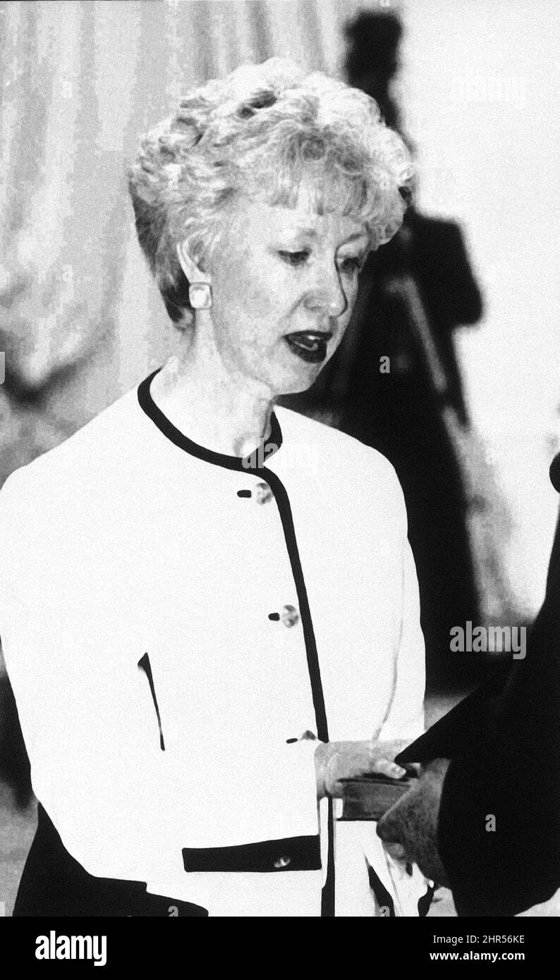 Kim Campbell takes the oath of office as Canadian Prime Minister in ...