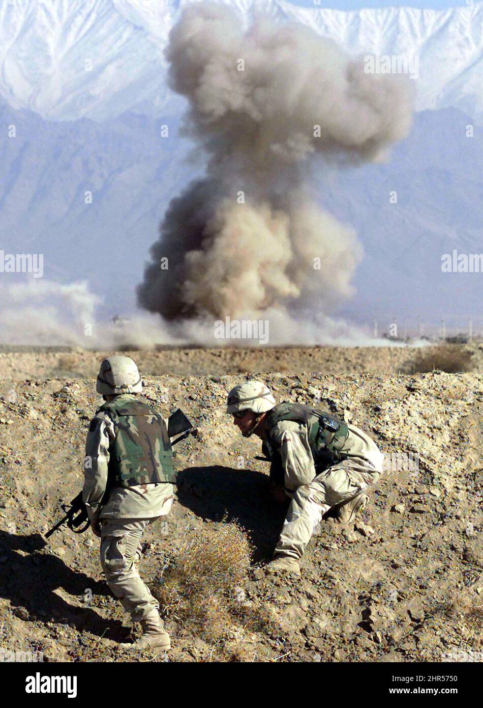 PA PHOTOS/CP - UK USE ONLY: United States military Explosive Ordinance ...