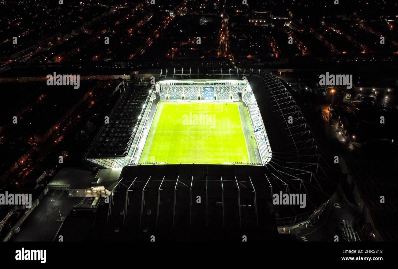 Soccer pitch corner stands hi-res stock photography and images - Alamy