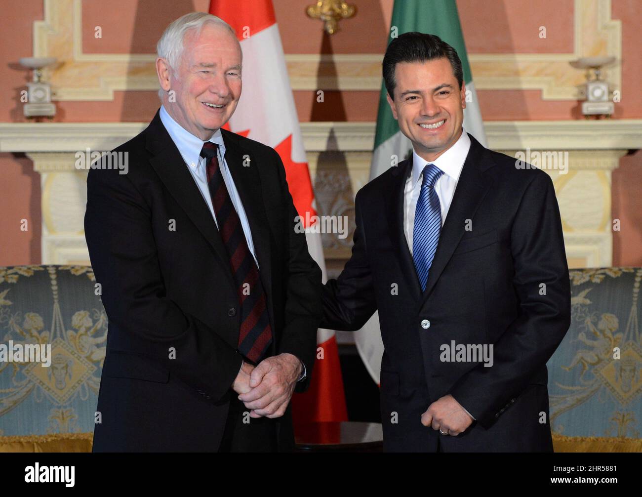 Governor General David Johnston meets with President-elect of Mexico Enrique Pena Nieto at ...