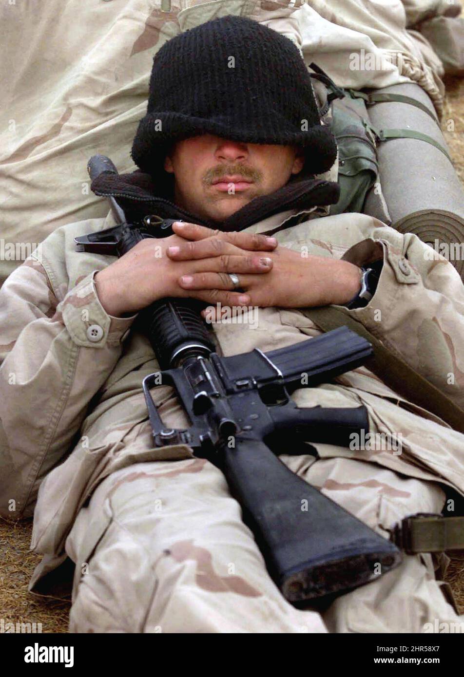 PA PHOTOS/CP PHOTOS - UK USE ONLY: U.S. Marine Cpl. Dan Nourse from ...