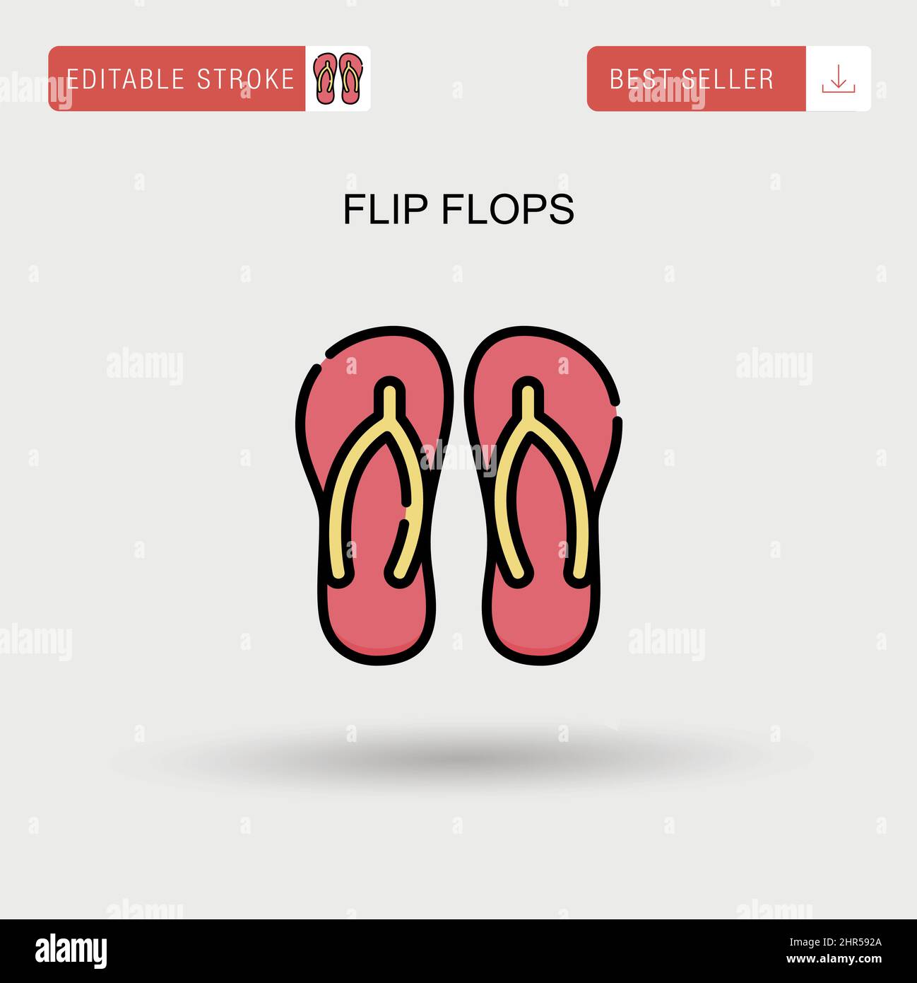 Red thong white background Stock Vector Images - Alamy