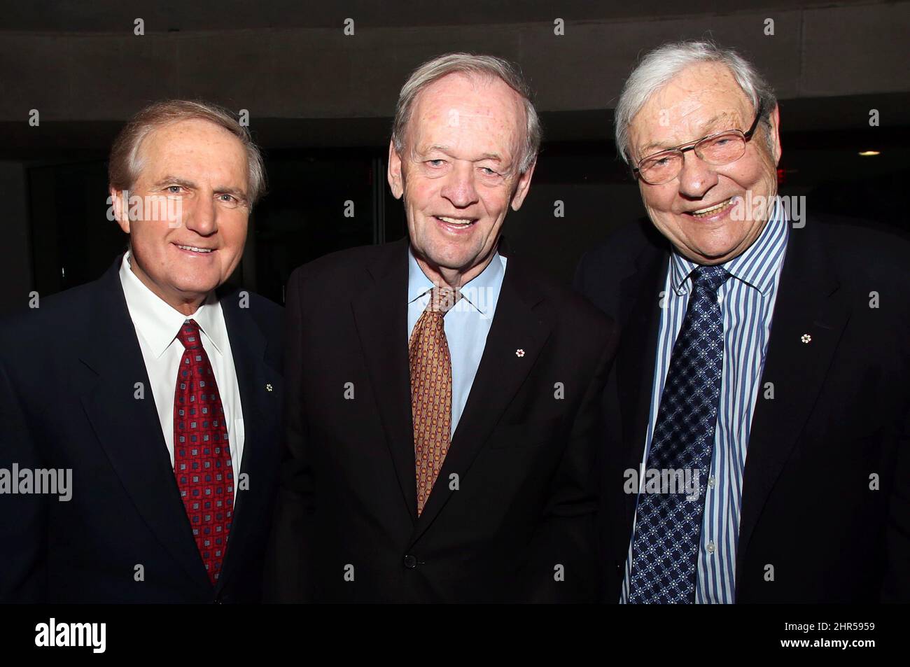 Former Saskatchewan Premier Roy Romanow, former Prime Minister Jean ...