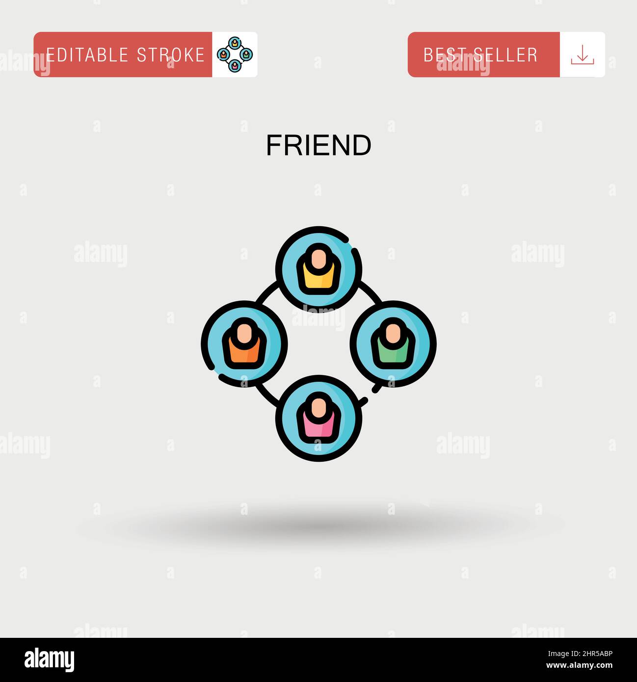 Woman group people laughing cafe Stock Vector Images - Alamy