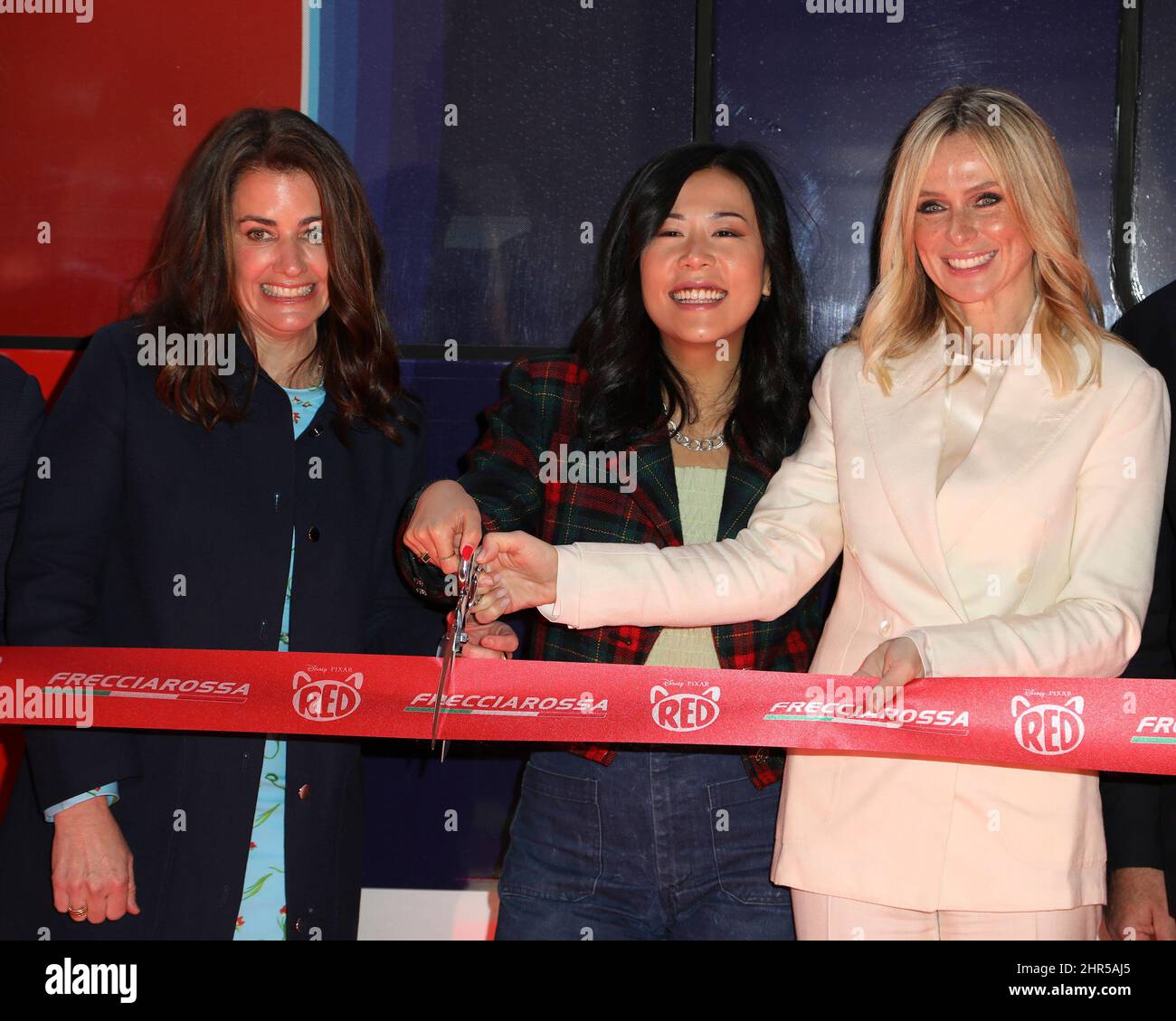Rome, Italy. 25th Feb, 2022. Rome, Termini station, photocall of the ...