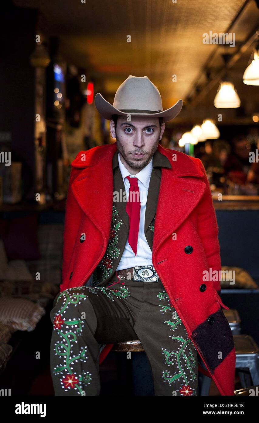 Musician Daniel Romano sits for a portrait at the Horseshoe Tavern ...