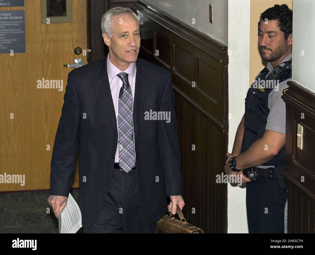 Mike Taylor, lawyer for Sub-Lt. Jeffrey Paul Delisle, heads from Nova ...