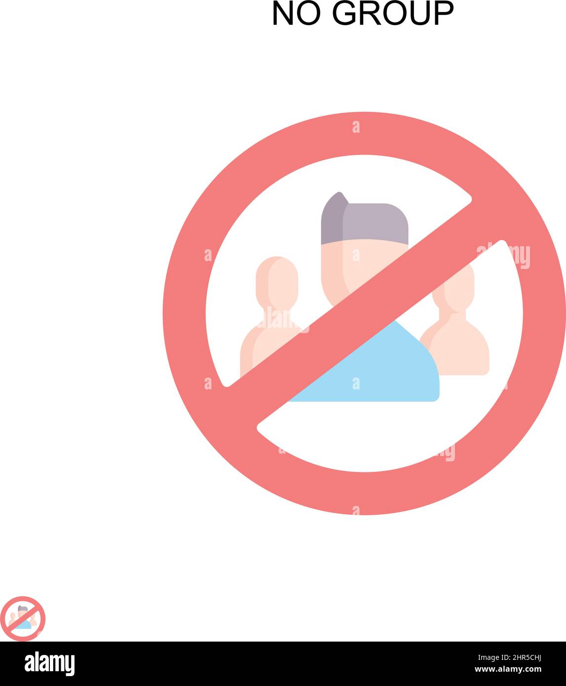 Crowd of people gathering symbol Stock Vector Images - Alamy