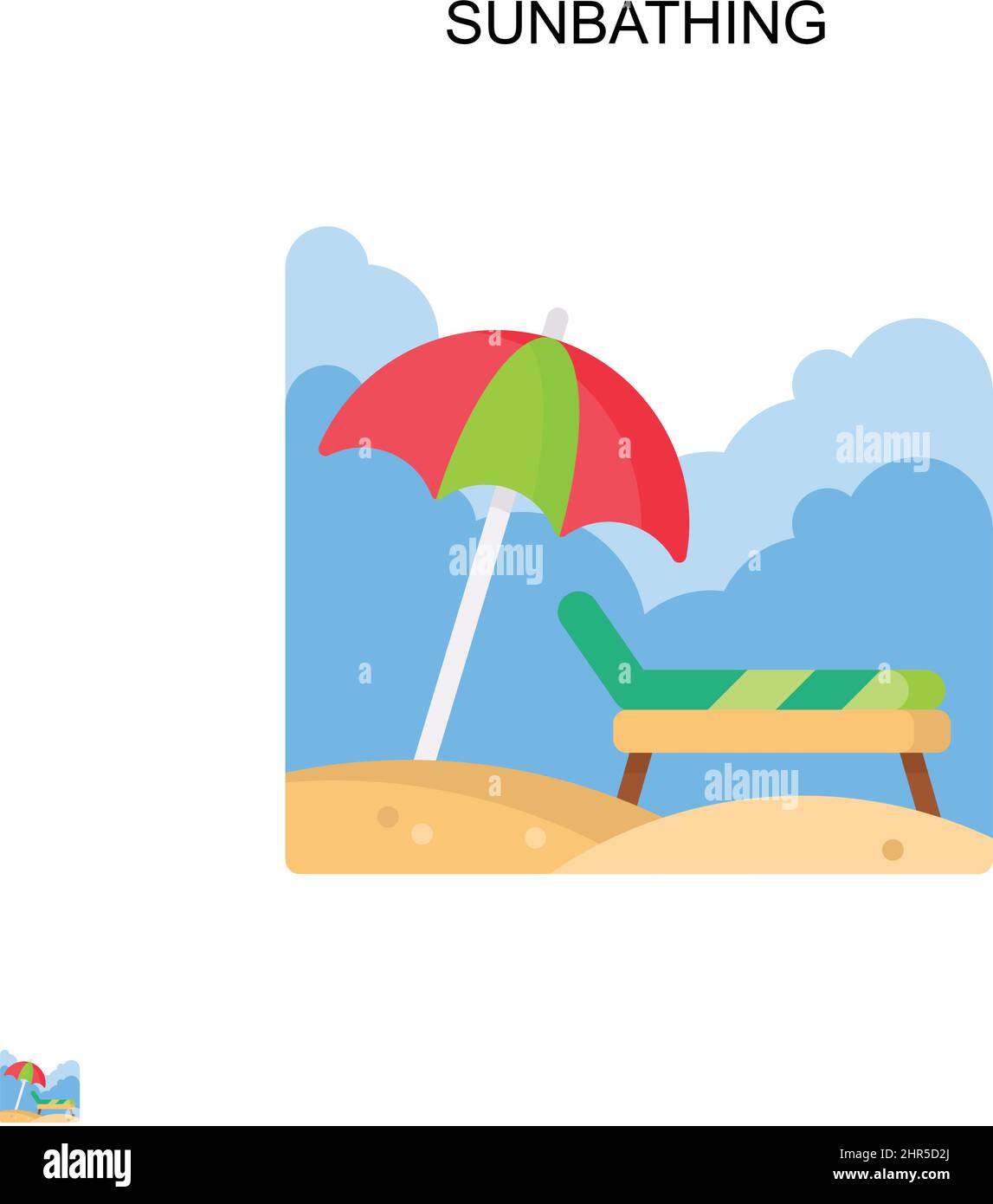 Attractive woman beach Stock Vector Images - Alamy