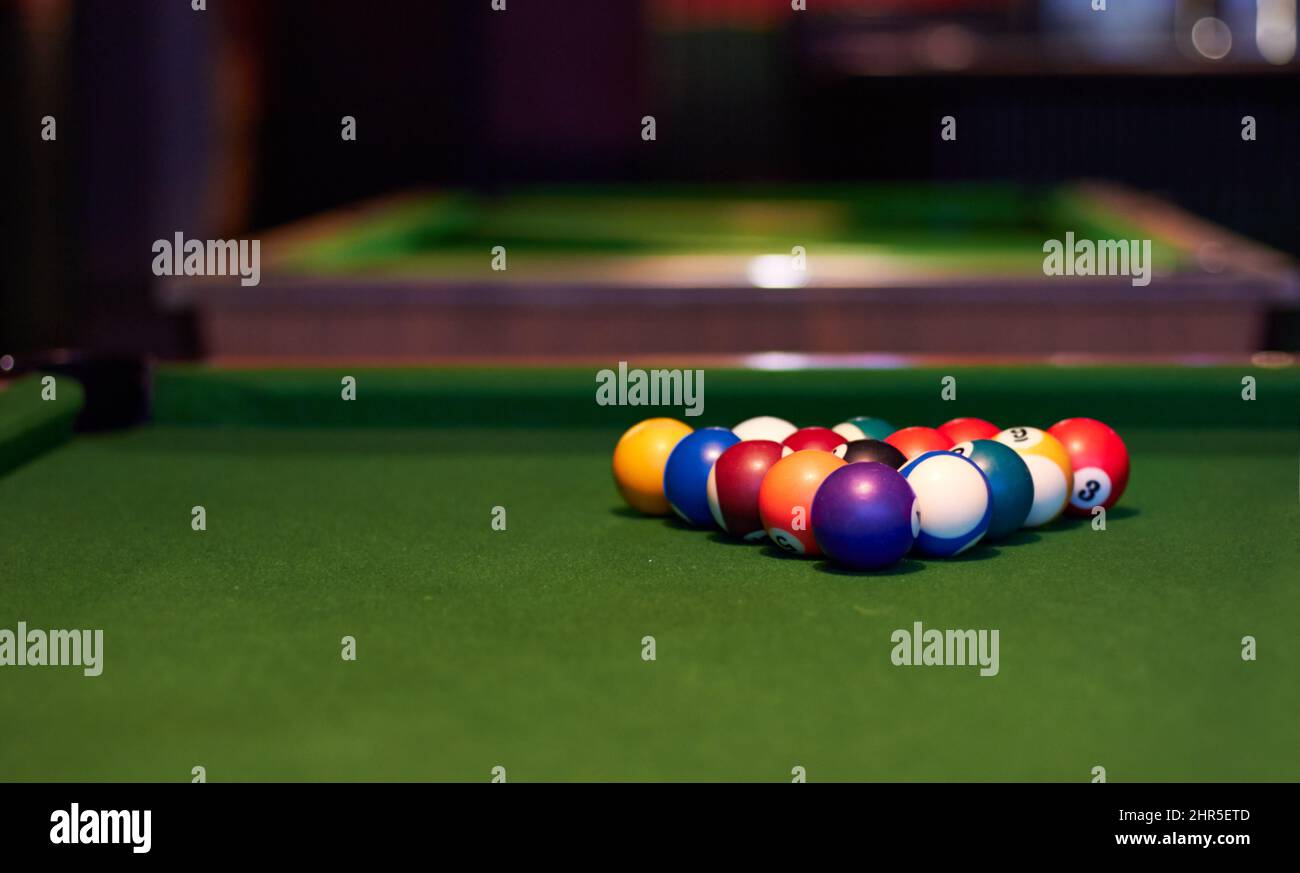 Pool tables hi-res stock photography and images - Alamy
