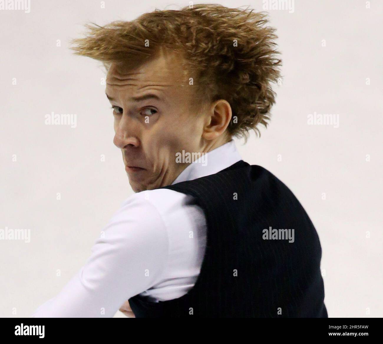 Andrei Rogozine of Canada skates his long program in the Men Free ...