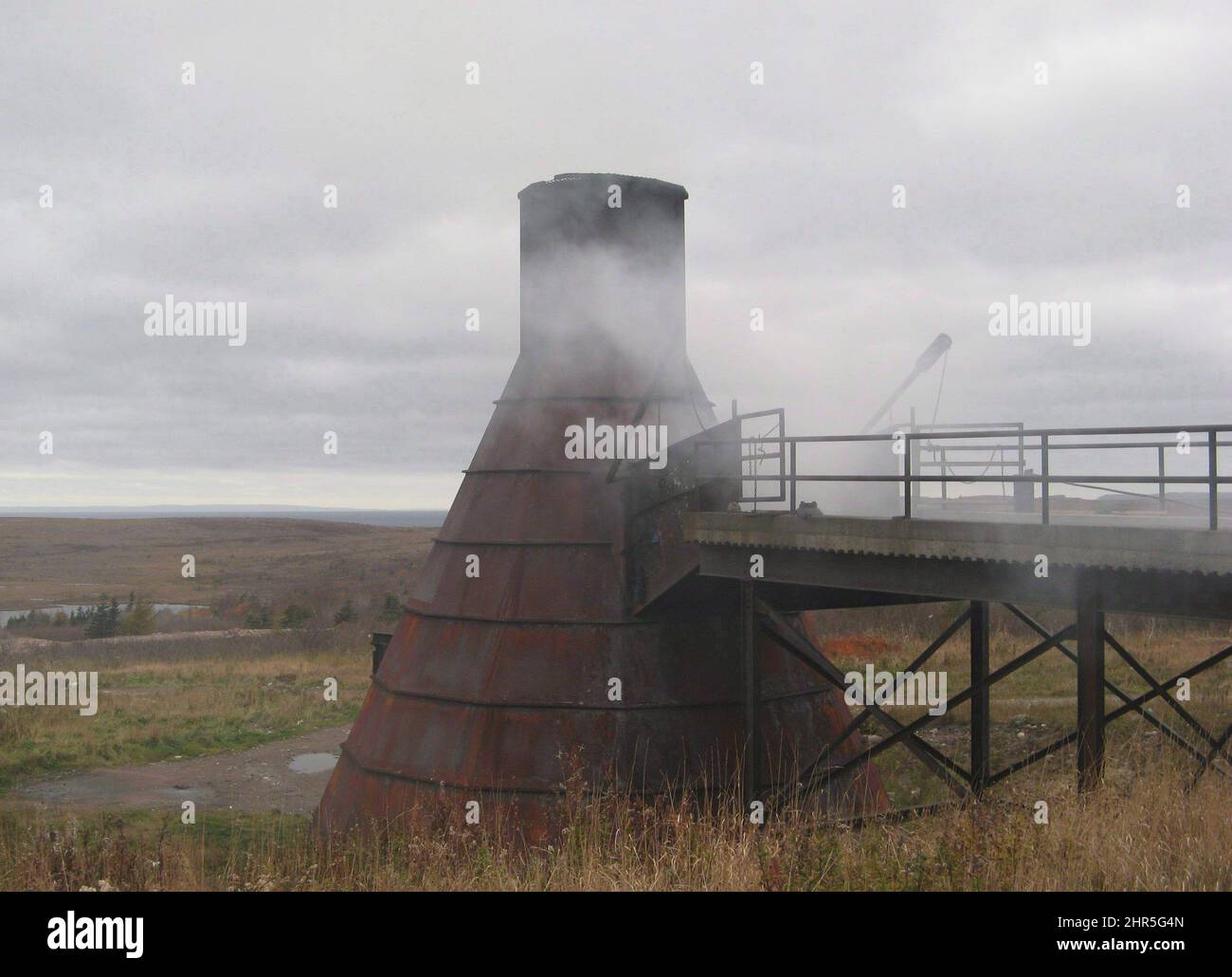 The incinerator in Old Perlican, N.L., since disabled, is shown Oct.23 ...